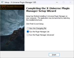 Installation - X-Universe Plugin Manager